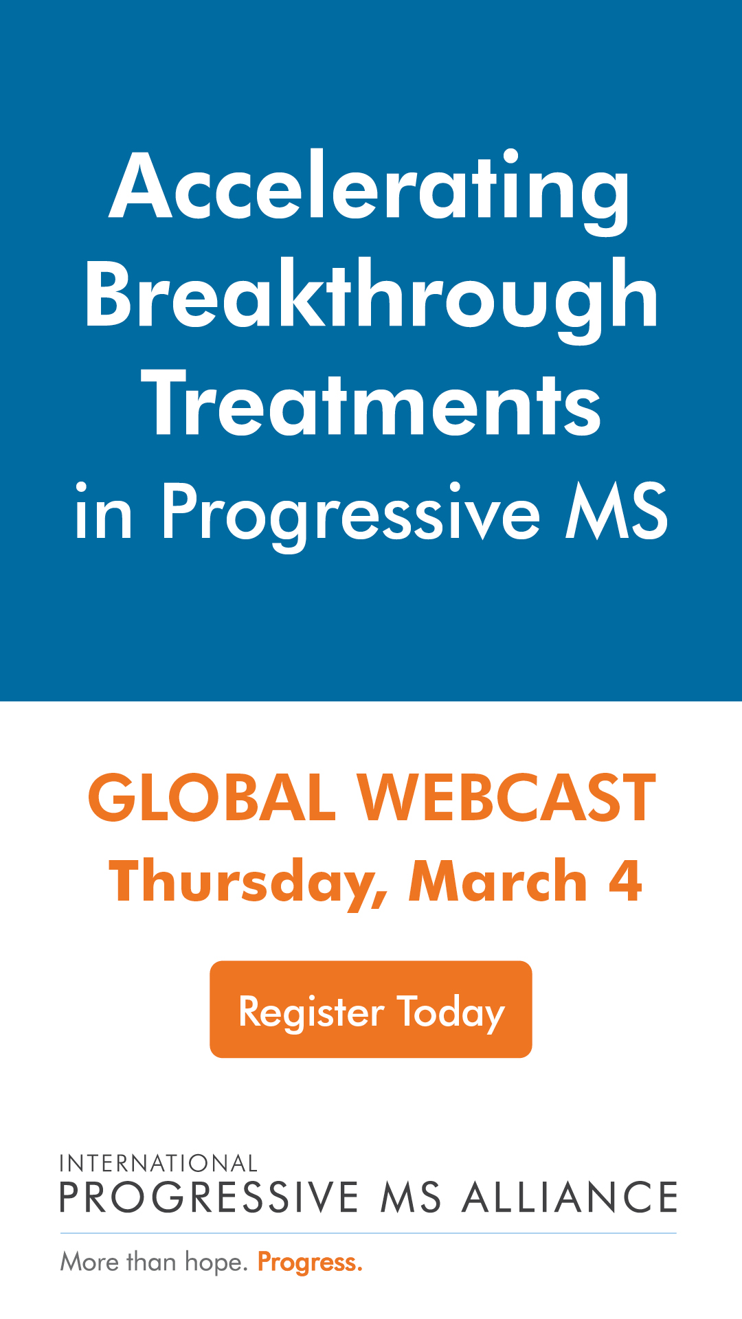 Progressive MS and accelerating breakthough treatments - MS ...