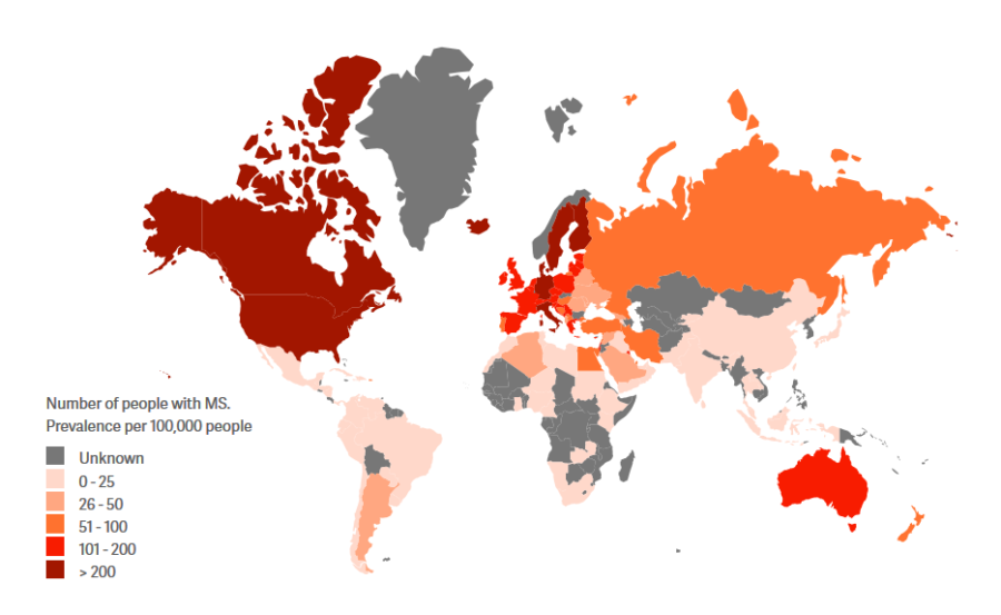 Prevalence and severity of MS across the world – can new research ...